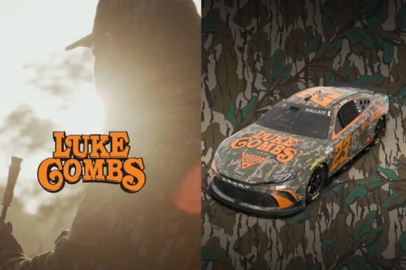 Bubba Wallace Reveals Camo Columbia Paint Scheme Inspired By Luke Combs ...