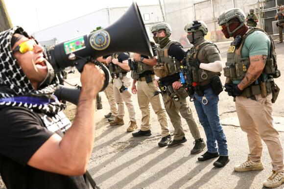 State, federal authorities spar amid protests at US immigration ...