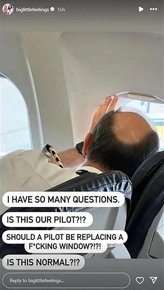 United pilot seemingly caught repairing plane window before takeoff in ...