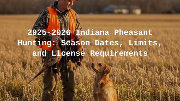 2025-2026 Indiana Pheasant Hunting: Season Dates, Limits, and License ...