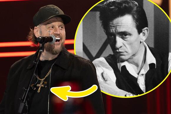 How Jelly Roll Got His Hands On Johnny Cash's Favorite Cross Necklace ...