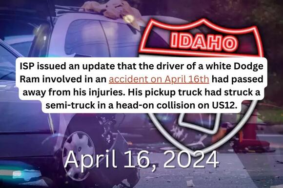Two Fatal Accidents Reported in Idaho Over the Weekend - NewsBreak