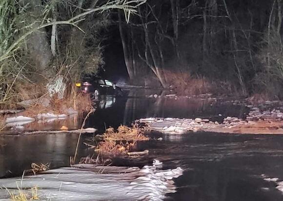 Duo’s Midnight Polar Plunge In Flooded Poolesville Creek Ends With Icy ...