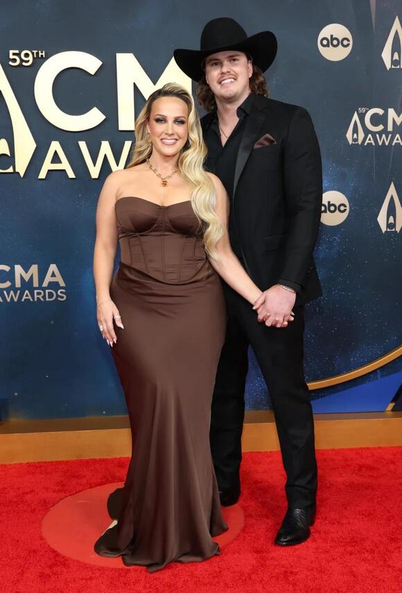 Priscilla Block And Boyfriend Elijah Make Red Carpet Debut At 2025 CMA ...