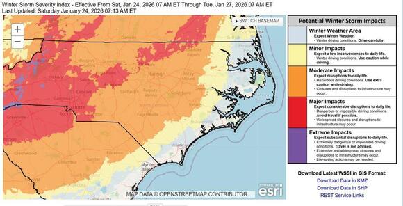 Winter storm brings ice, rain to NC on Sunday: Latest Triangle forecast ...