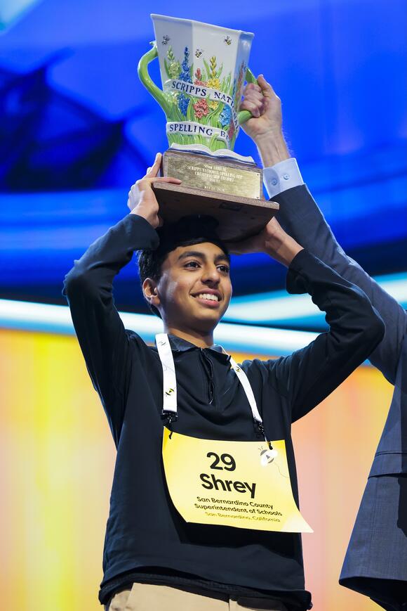 Meet Shrey Parikh, Winner of the 2026 Scripps National Spelling Bee ...