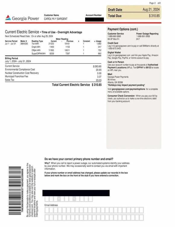 Breaking down a Georgia Power bill - NewsBreak