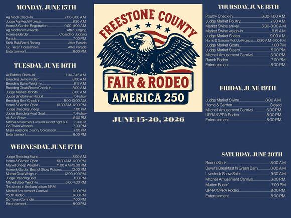 Freestone County Fair schedule available - NewsBreak