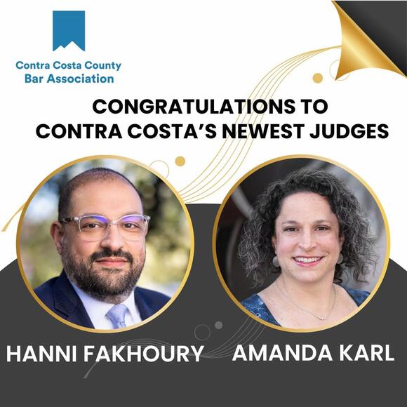 Two New Judges Appointed to Contra Costa Superior Court - NewsBreak