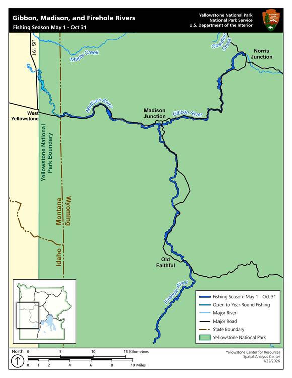 Yellowstone National Park to extend fishing season on three rivers ...