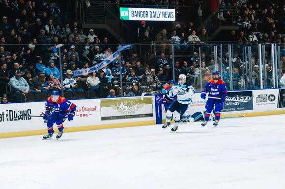 UMaine hockey gets wild 5-4 overtime win against UMass-Lowell in ...