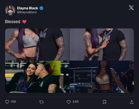 Elayna Black Confirms Relationship With Fellow TNA Wrestler - NewsBreak