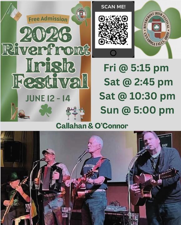 Callahan & O’Connor to Perform at Riverfront Irish Festival - NewsBreak