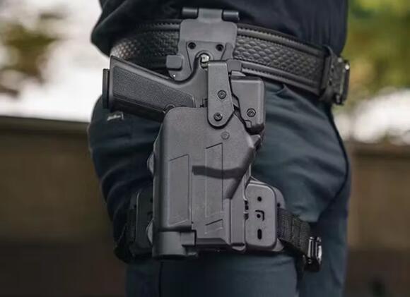 Dr. Candice Matthews explains how a Level 3 retention holster works ...