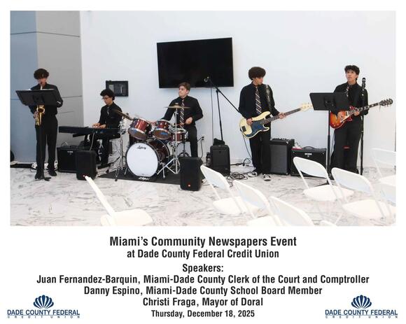 Miami's Community Newspapers Event at Dade County Federal Credit ...