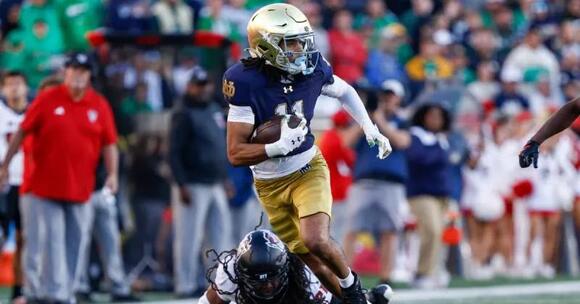Transfer portal: Former Notre Dame WR KK Smith commits to Michigan ...