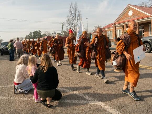 Monks on Walk for Peace pass through Virginia. Here's their planned ...