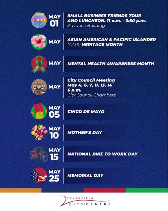 May Events in Southfield City Centre - NewsBreak