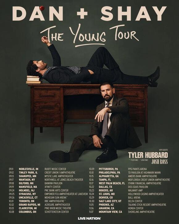 Dan + Shay Announce 2026 “Young Tour” - NewsBreak