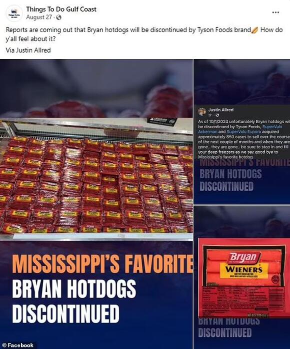 Southerners upset after popular hot dog brand is discontinued: 'Only ...