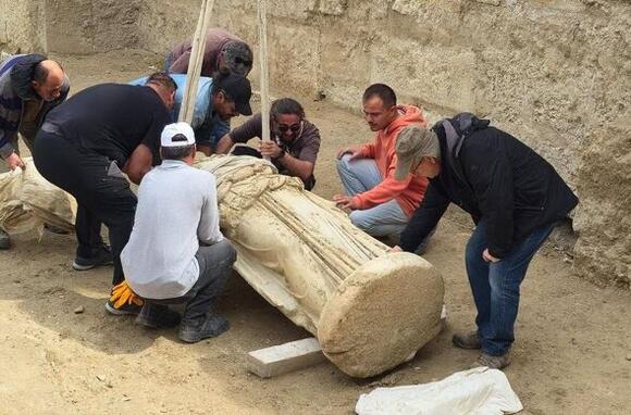 Ground-breaking dig unearths Ancient statue in Biblical city - NewsBreak