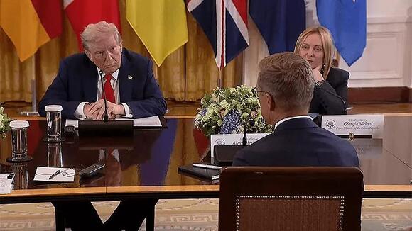 'I'm right here': Trump struggles to find foreign leader sitting in ...
