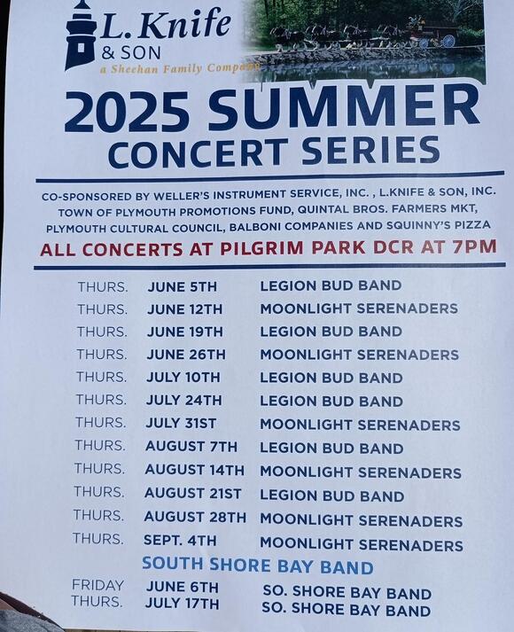 You're Invited: Plymouth Summer Concert Series Returns in August ...