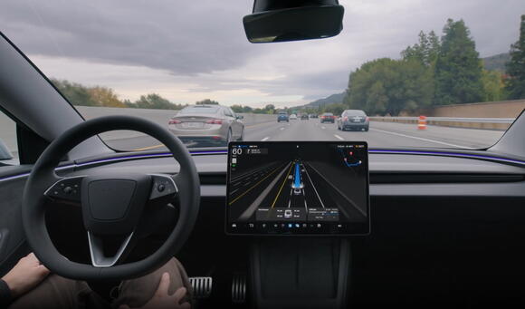 Ex-Uber Self-Driving Chief Crashes Tesla On FSD Into A Concrete Wall ...