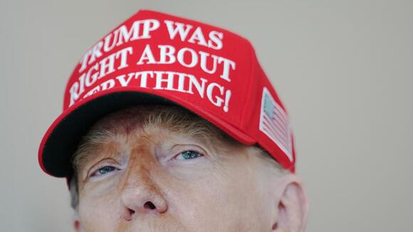 Trump Dons ‘Right About Everything’ Hat on Tacky Gift Shop Stop - NewsBreak