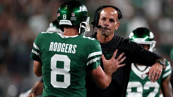Jets' Robert Saleh, Aaron Rodgers at odds over hard count; Davante ...