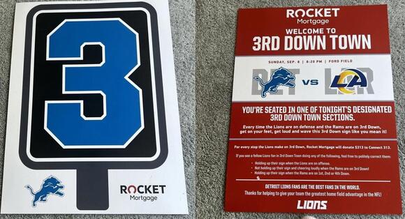 Why Do Lions Fans Hold Up ‘3’ Signs at Ford Field? Explaining Detroit’s ...