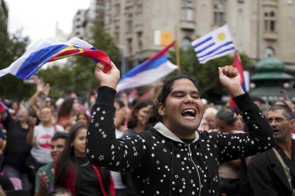 Uruguay's new leftist president takes office, facing a financial ...