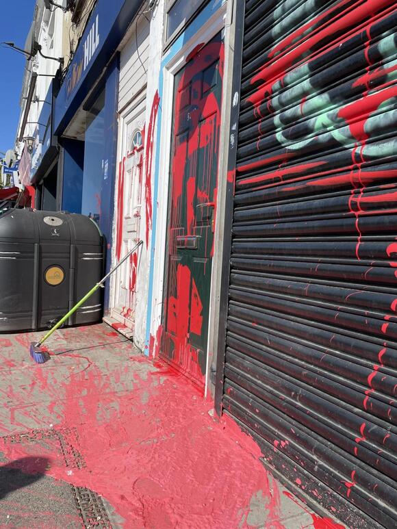 Inside the sinister red paint attacks continuing to plague London ...