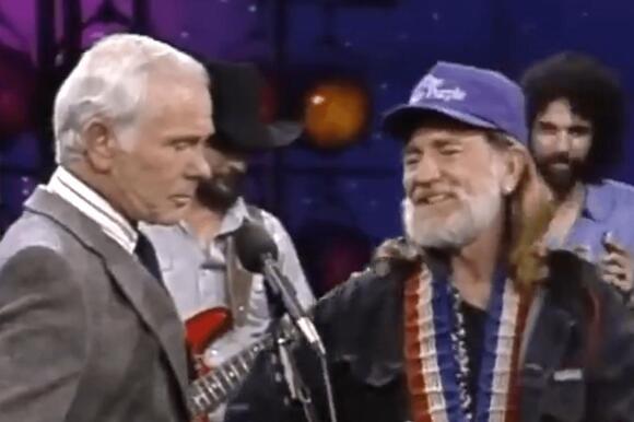 Throwback To Johnny Carson Joining Willie Nelson To Sing “To All The ...