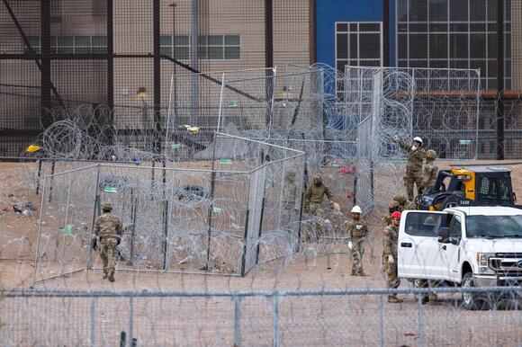 Nine migrants who stormed El Paso border, assaulted National Guard ...