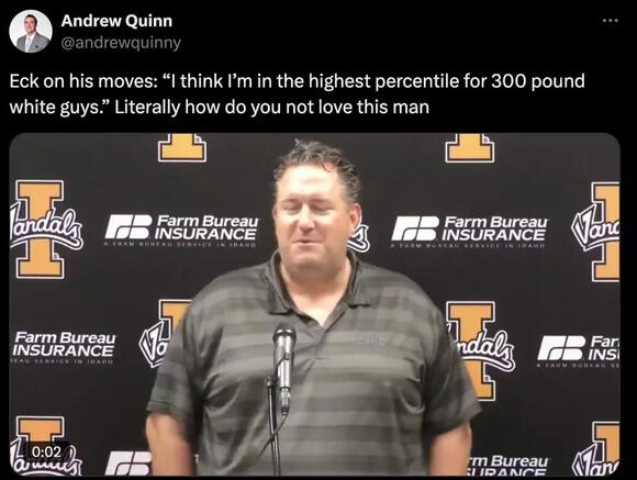 America Can't Get Enough of Former Idaho Coach Jason Eck - NewsBreak