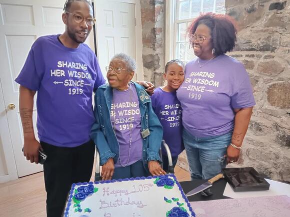 “B.B.” Celebrates 105 Years Young