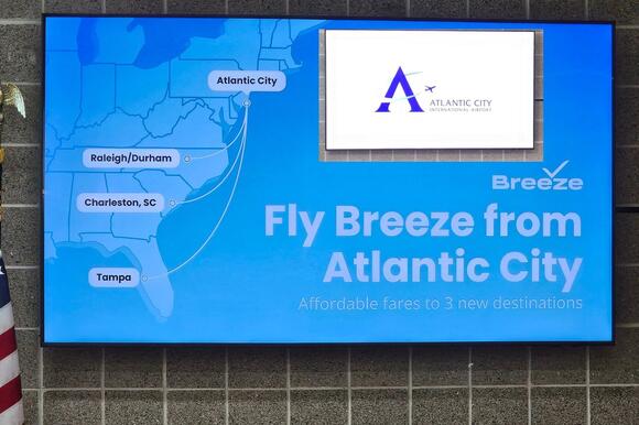 New airline flights from Atlantic City begin this spring - NewsBreak