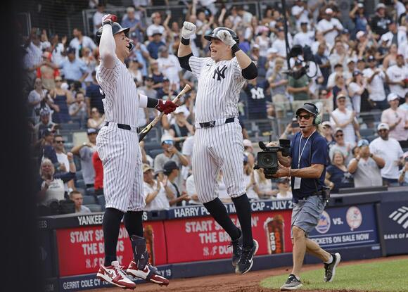 Ben Rice’s historic three-homer game snaps Yankees out of funk in rout of Red Sox