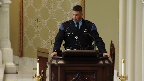 Loved ones, law enforcement gather for funeral of fallen MSP Officer ...