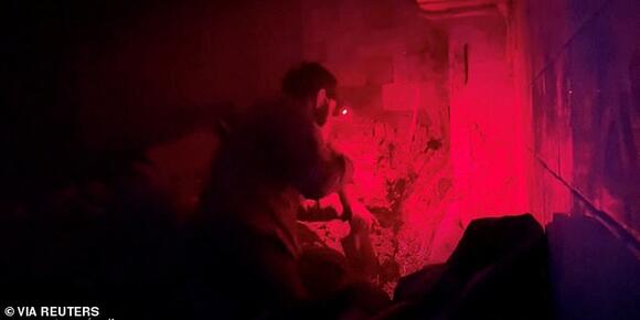 Video shows shocking aftermath of Russian bomb attack on military ...