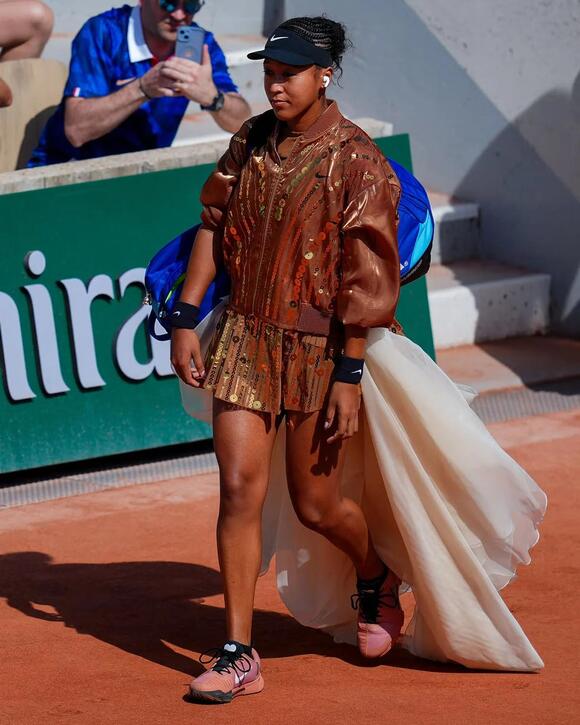 Naomi Osaka Wore Nike x Germanier To The 2026 French Open - NewsBreak