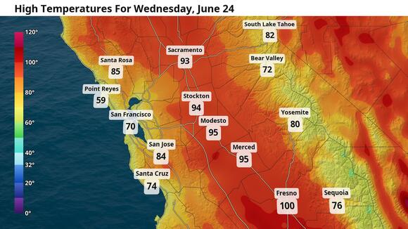 Tuesday forecast: Delta breeze keeping Sacramento cooler amid ...