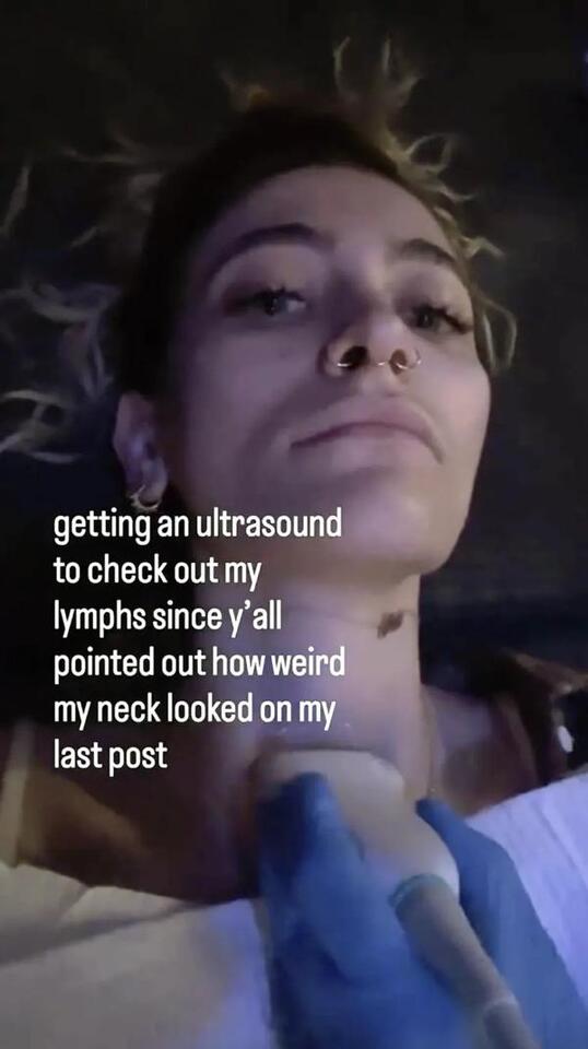 Paris Jackson Shares Health Update After Neck Ultrasound, Reveals ...