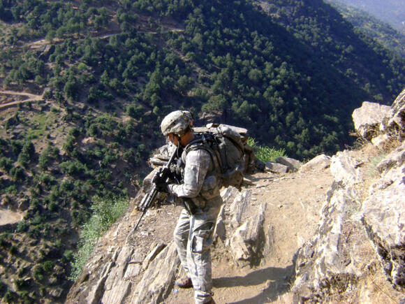 When the Taliban attacked COP Keating, 50 soldiers from the Black ...