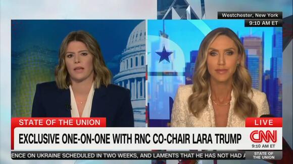 CNN Anchor Grills RNC Co-Chair Lara Trump for Attacking an Anti-Trump ...