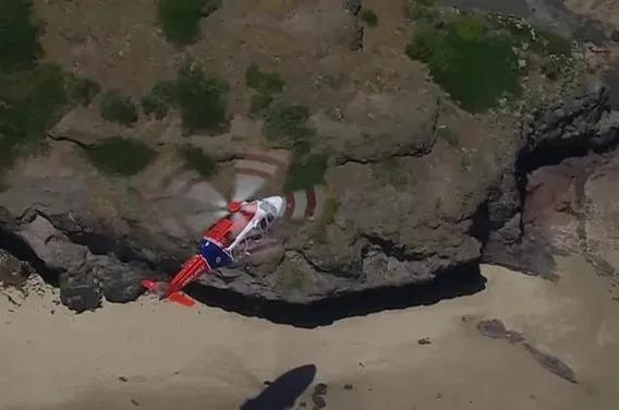 Tourist, 25, plunges 20ft from steep ledge on cliff sparking nail ...
