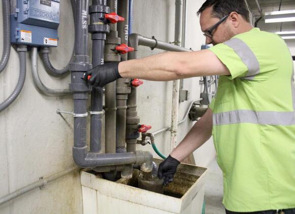 Wastewater facility adds bacteria to reduce hauling costs, increase ...