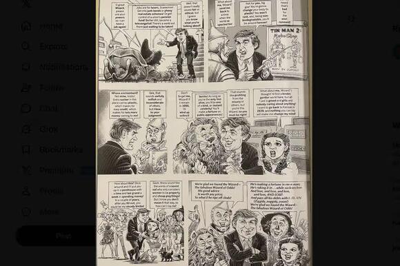 Trump brutally mocked as cheesy conman in 1991 comic - NewsBreak