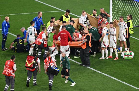 Hungary striker Barnabas Varga released from hospital following horror ...